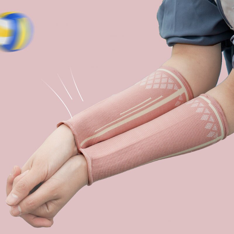 1Pair Pink Forearm Guard Sports Hands Arm Compress... – Grandado