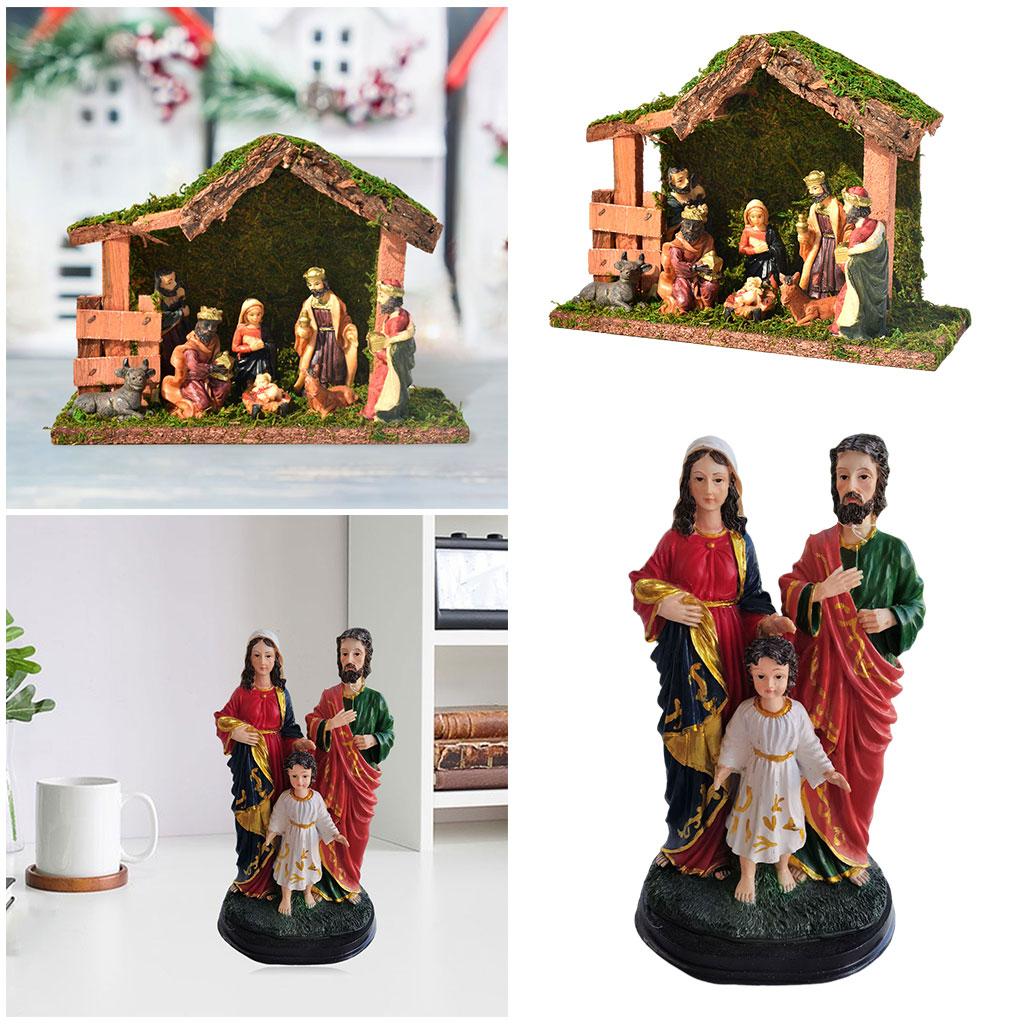 Easter Jesus Scene Statues-- Jesus Resurrection Mi... – Grandado