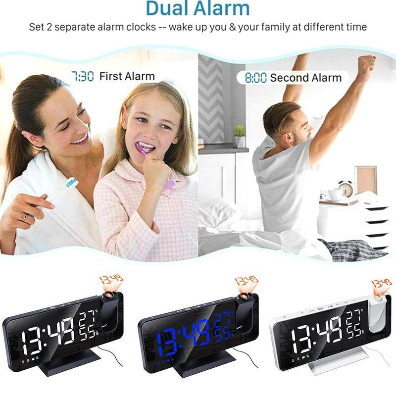 LED Digital Alarm Clock Watch Table Electronic Tim... – Grandado