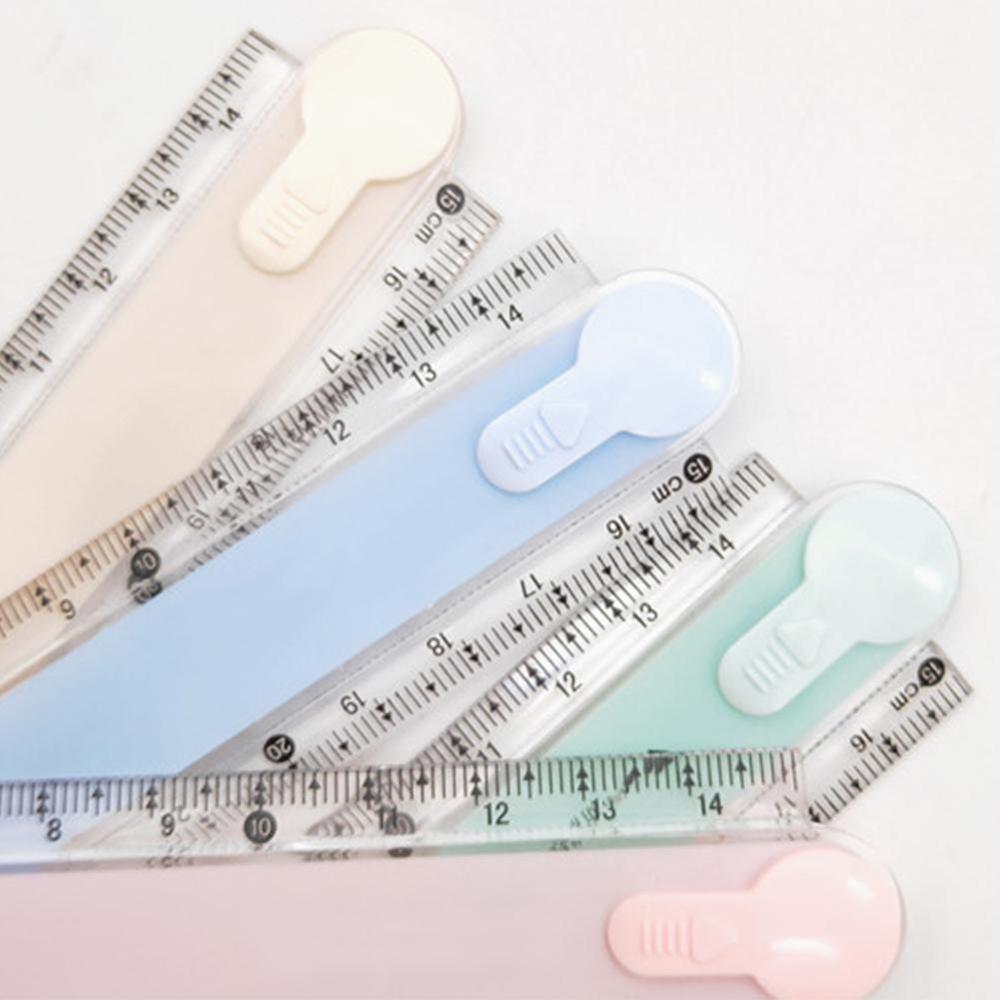 30CM Cute Kawaii Study Time Color Folding Ruler Mu... – Vicedeal