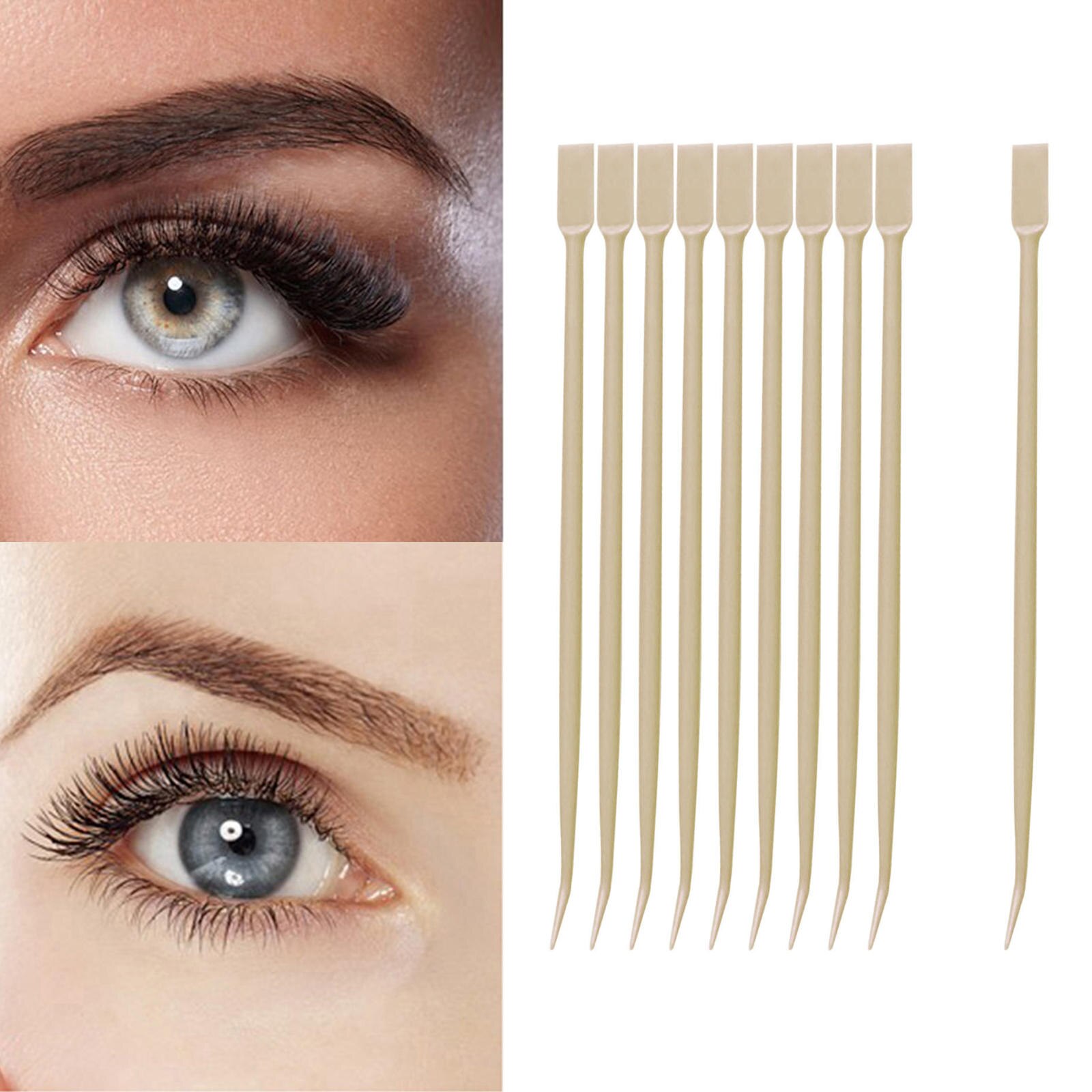 Plastic Eyelash Perming Stick 10Pcs Durable Lightw... – Grandado