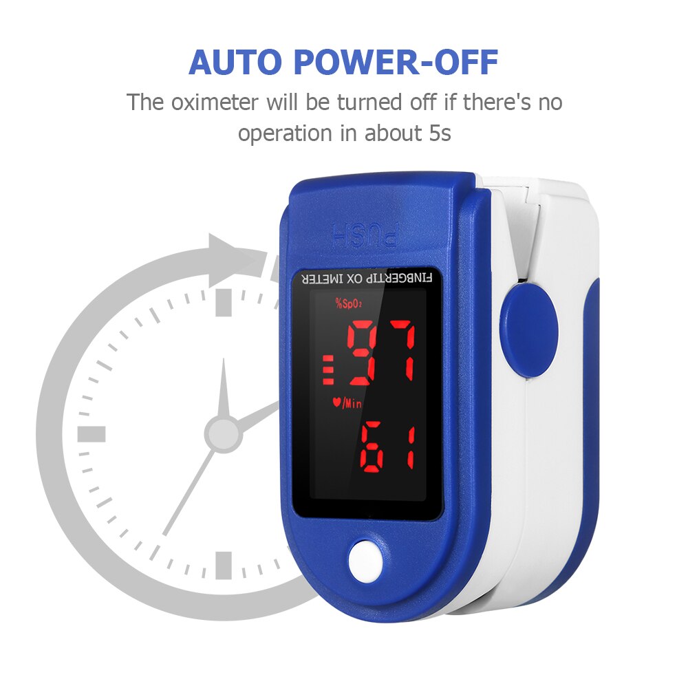 Blood Oxygen Monitor LED display Blood Oxygen Fing... – Grandado