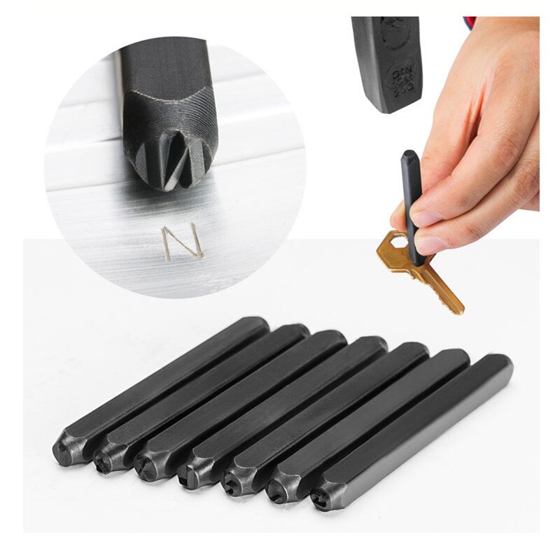 36pcs/set Stainless Steel Letter Number Punch Set ... – Vicedeal