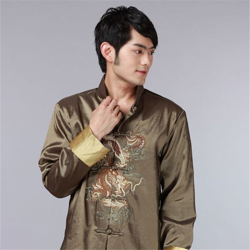 Traditional Chinese Clothing Tang Suit Men Top Lon... – Grandado