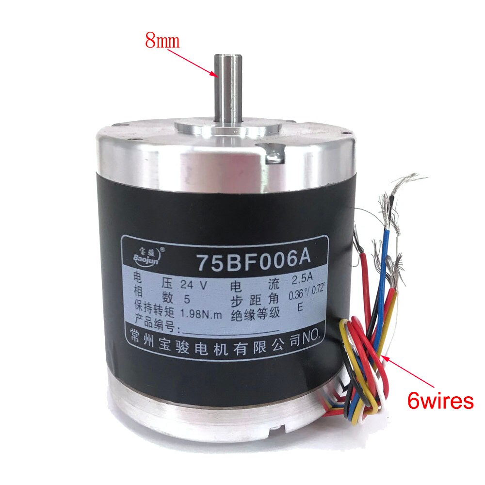 WEDM Wire Cut Parts Five Phase Stepper Motor 75BF0... – Grandado