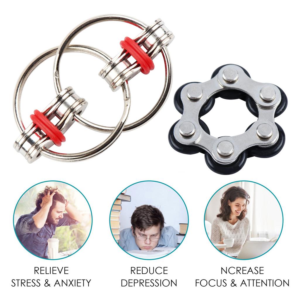 Flippy Chain Fidget Toy Relieves Stress Reducer An... – Vicedeal