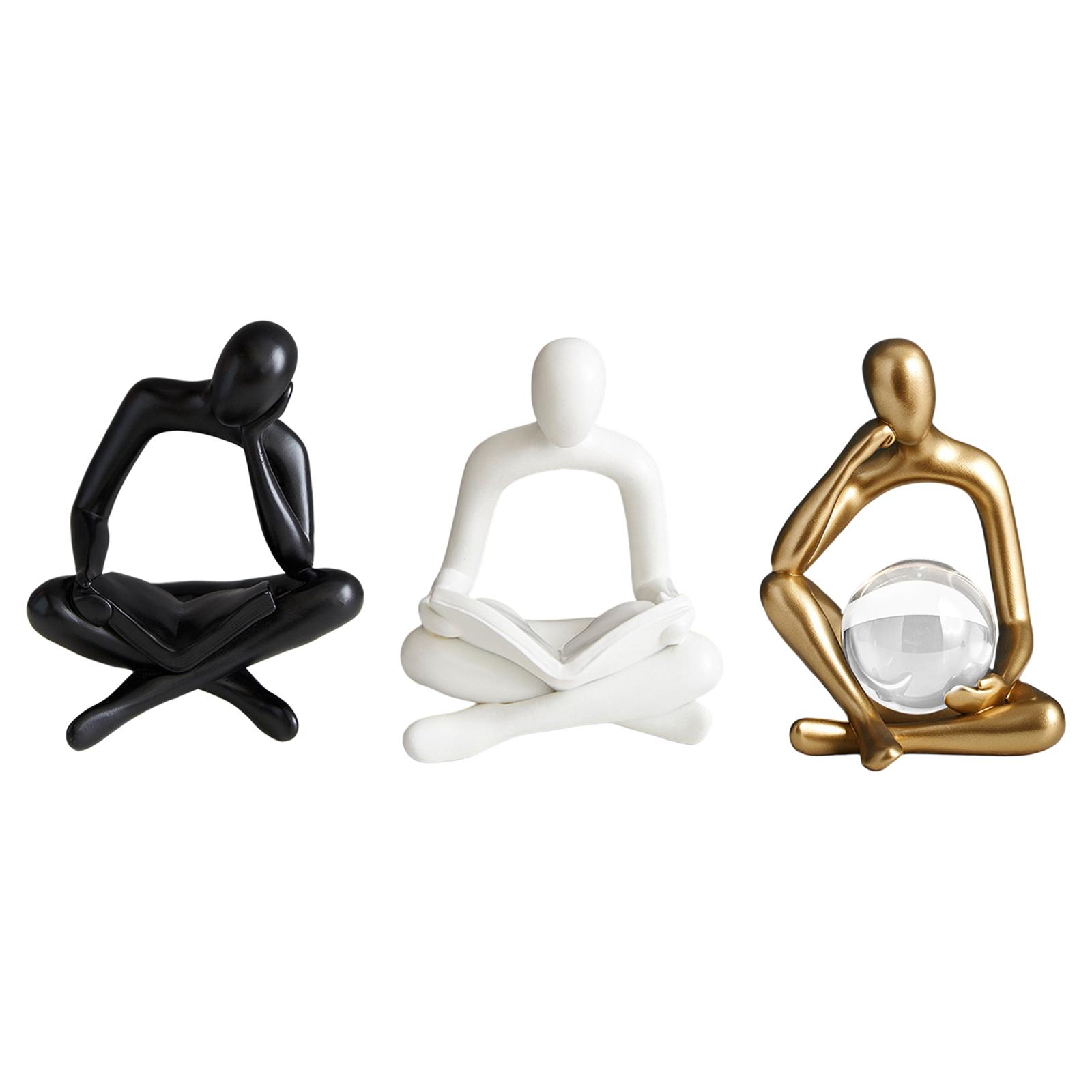 Modern Abstract Thinker Statue Sculpture for Books... – Vicedeal