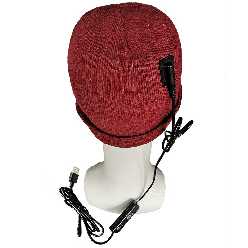 USB Rechargeable Electric Heated Hat Heated Knitti... – Grandado