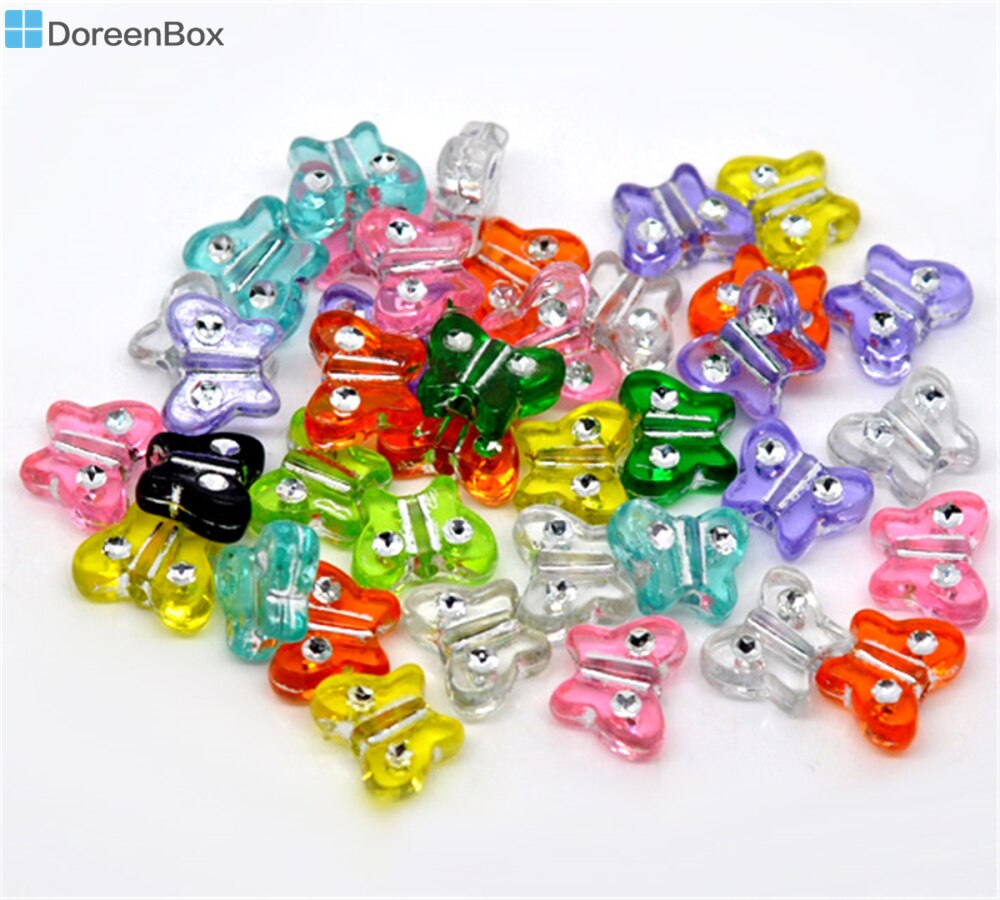 Doreen Box - 300Pcs Mixed Butterfly Acrylic Spacer... – Vicedeal