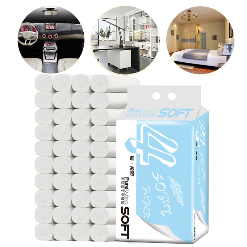 6 Rolls Toilet Paper No Fluorescent Agent Soft Str... – Vicedeal