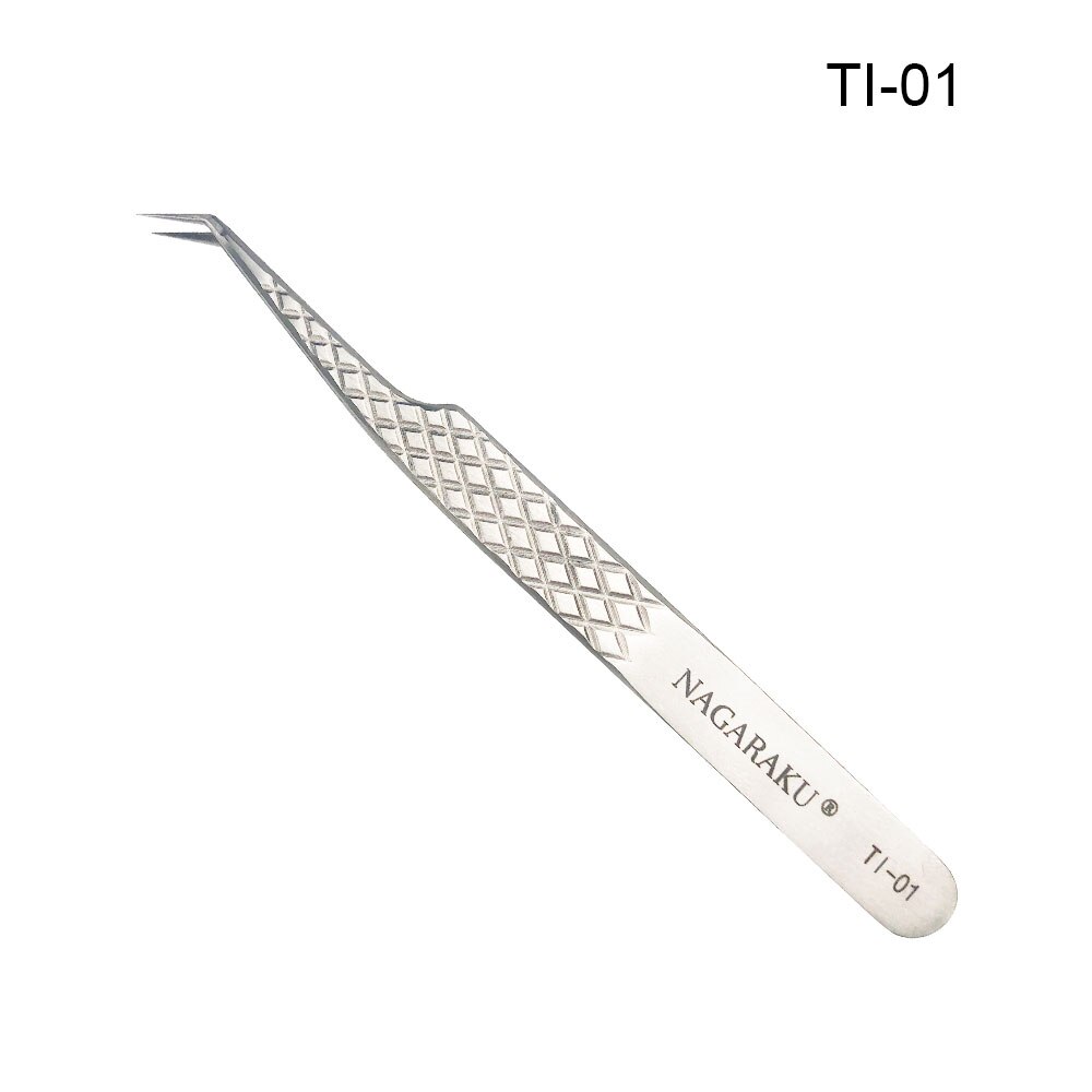 Nagaraku Wimper Extension Pincet Makeup Titanium L... – Grandado