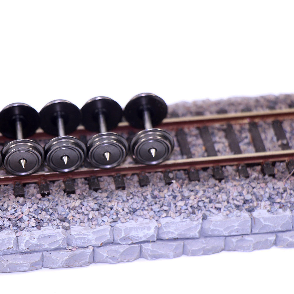 12pcs HO Scale 1:87 36'' Metal Wheels for ... – Vicedeal