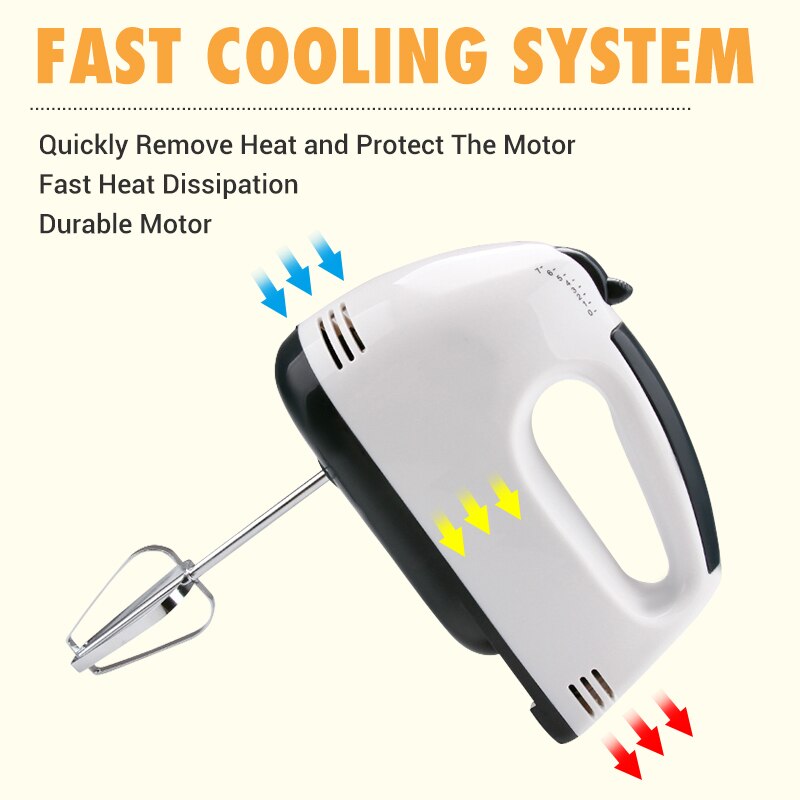 Handleiding Mini 7 Speed Deeg Hand Mixer Voedsel-B... – Vicedeal