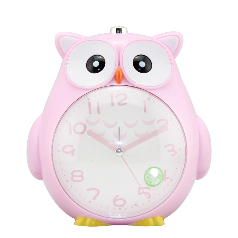 Alarm Clock Cute Owl Mute Scanning Luminous Clocks... – Vicedeal