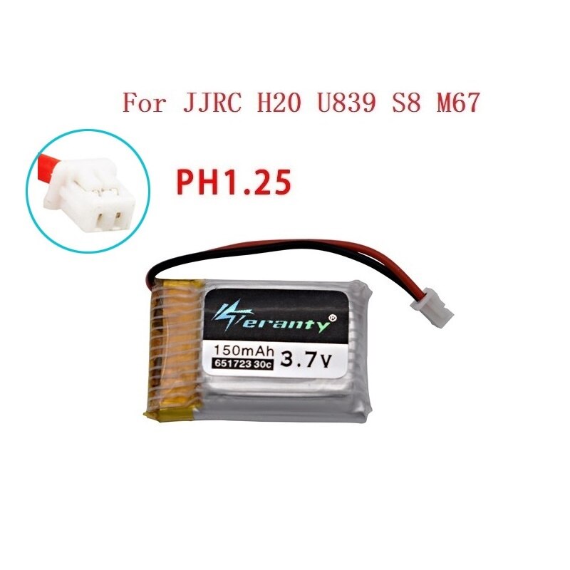 3.7V 150Mah 651723 Voor H20 S8 M67 U839 Rc Quadcop... – Grandado
