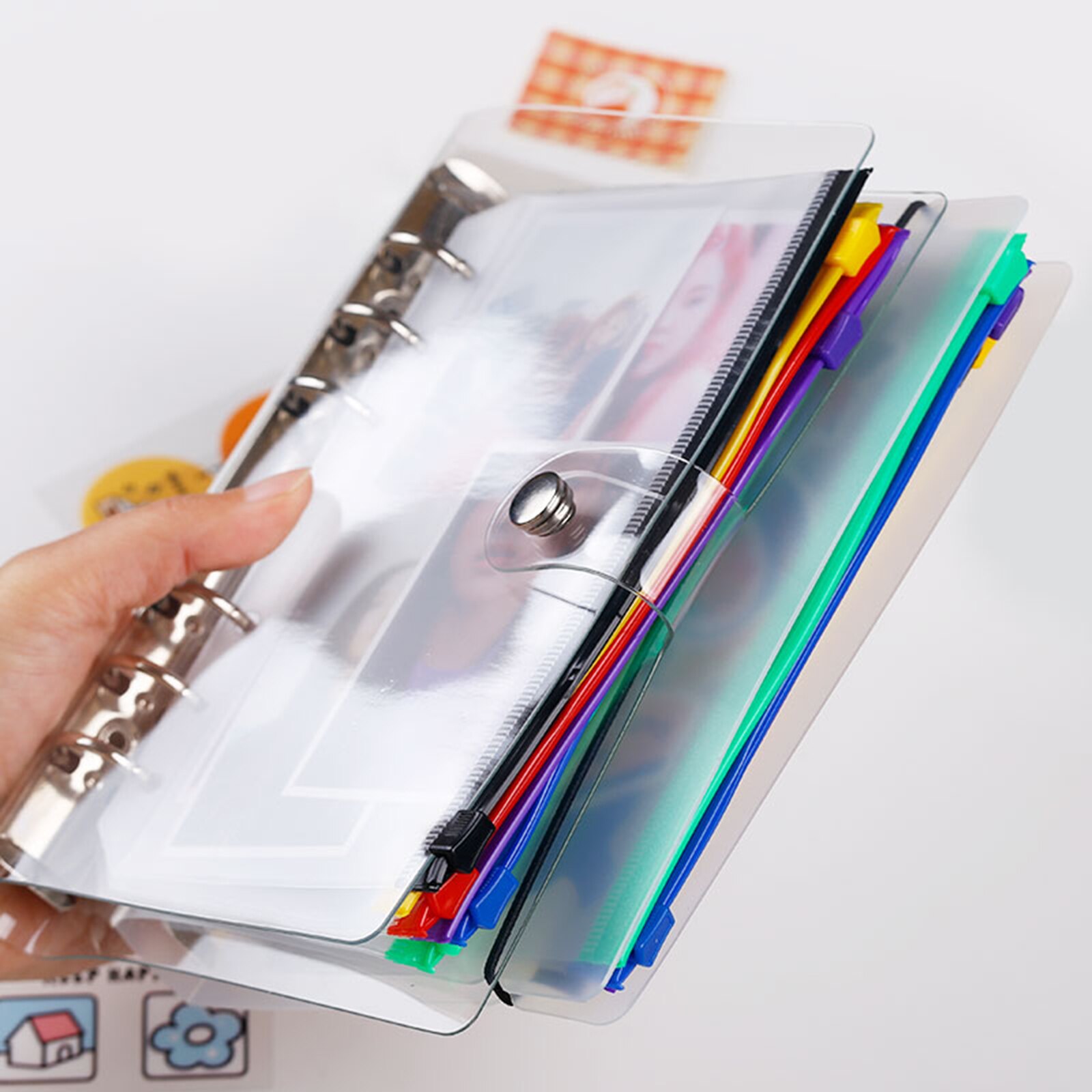 Bindmiddel Bestand Houder Opslag Rits Mappen A6 12... – Grandado