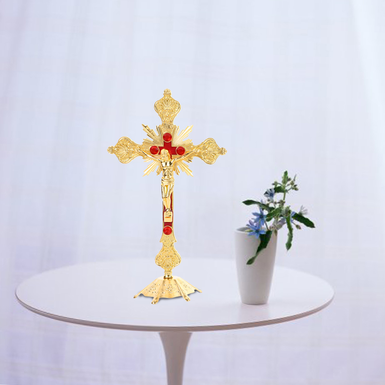 Metal Standing Catholic Christian Altar Church Hom... – Grandado