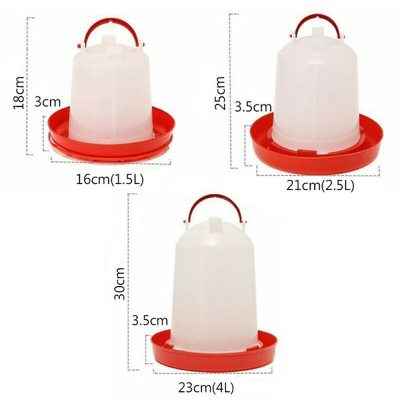 Kip Feeder Drinker Gevogelte Kuiken Kip Bantam Voe... – Grandado