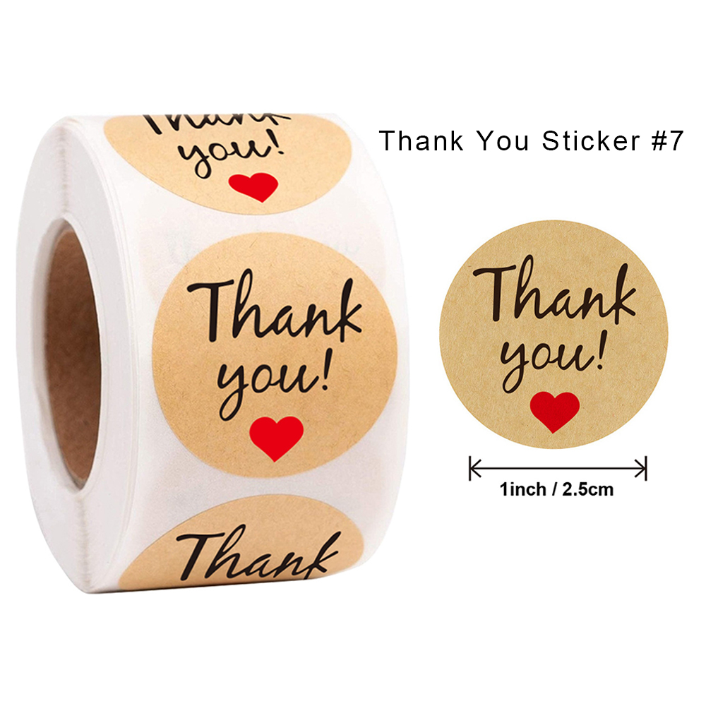 Pegatinas de agradecimiento de 1 "para decora... – Grandado