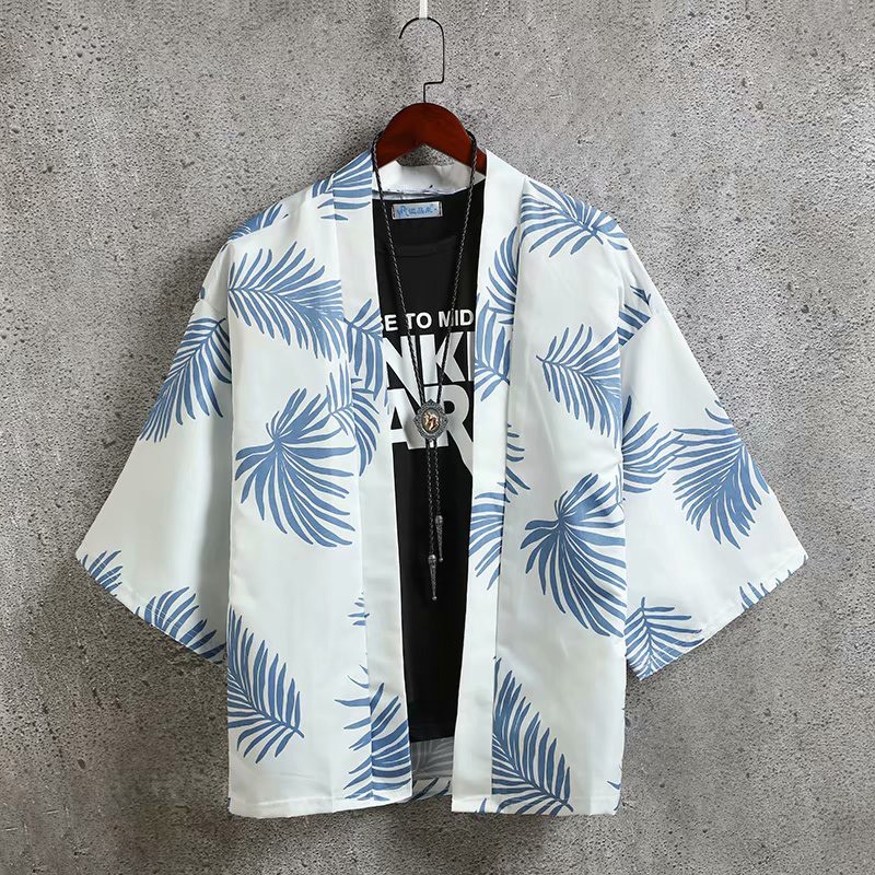 Japanese Style Kimono Men Women Casual Loose Sunsc... – Grandado