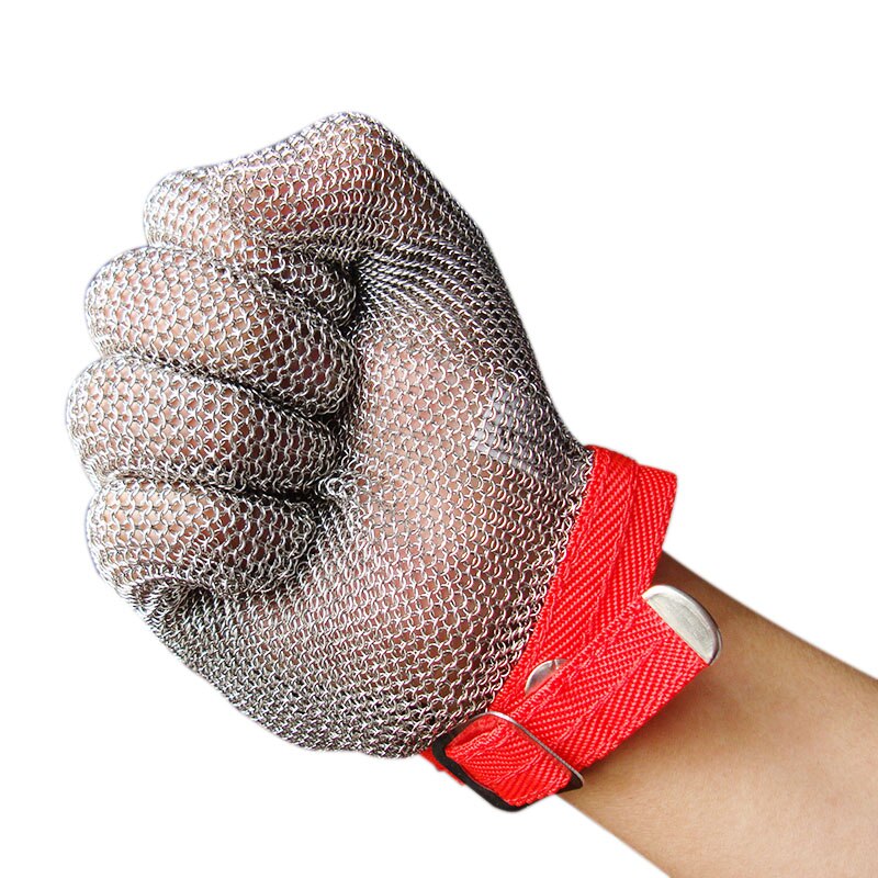 Protective Glove Stainless Steel Mesh Cutting Resistant Chain Mail ...