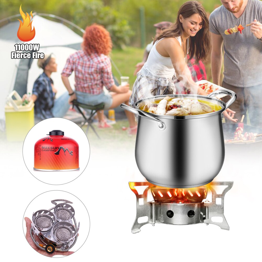11000W High Power Camping Stove Fierce Fire Windpr... – Grandado