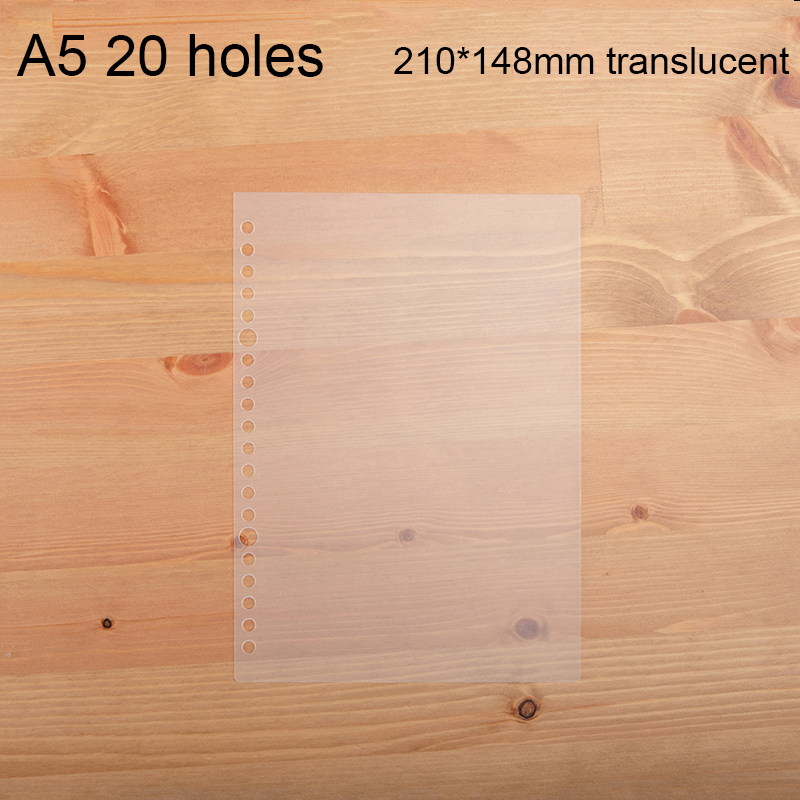 A5 B5 A4 PVC Transparent Notebook Covers Loose lea... – Grandado