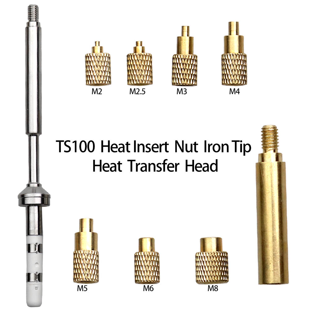 Heat Insert Nut Iron Tip TS100 Soldering Iron Tip ... – Grandado