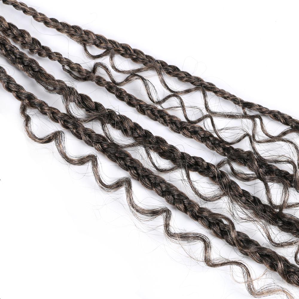 Africa Girl River Box Braids Crochet Hair 18Inch S... – Grandado