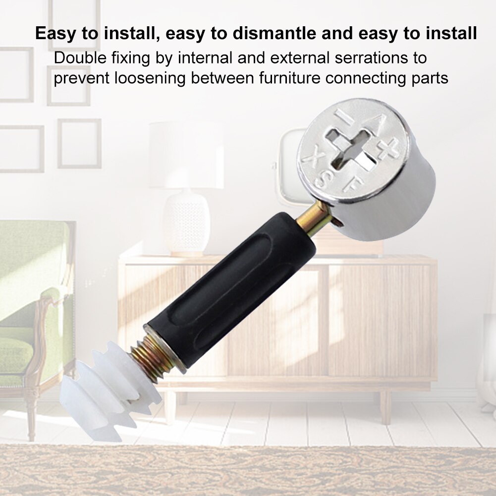 3 In 1 Cam Fitting Desk Furniture Connector Set Ho... – Grandado