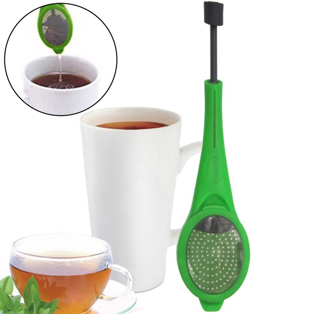 Tea Infuser Built-in Plunger Strainer Food Grade S... – Vicedeal
