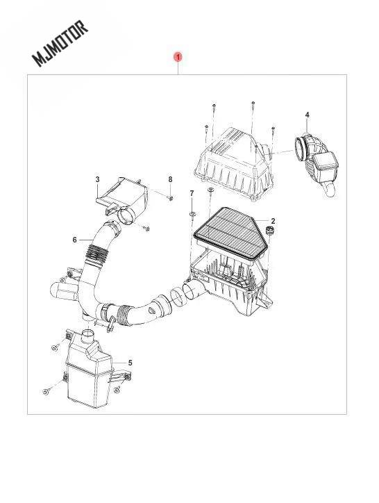 LUCHTFILTER ELEMENT voor Chinese CHANGAN CS75 SUV ... – Grandado