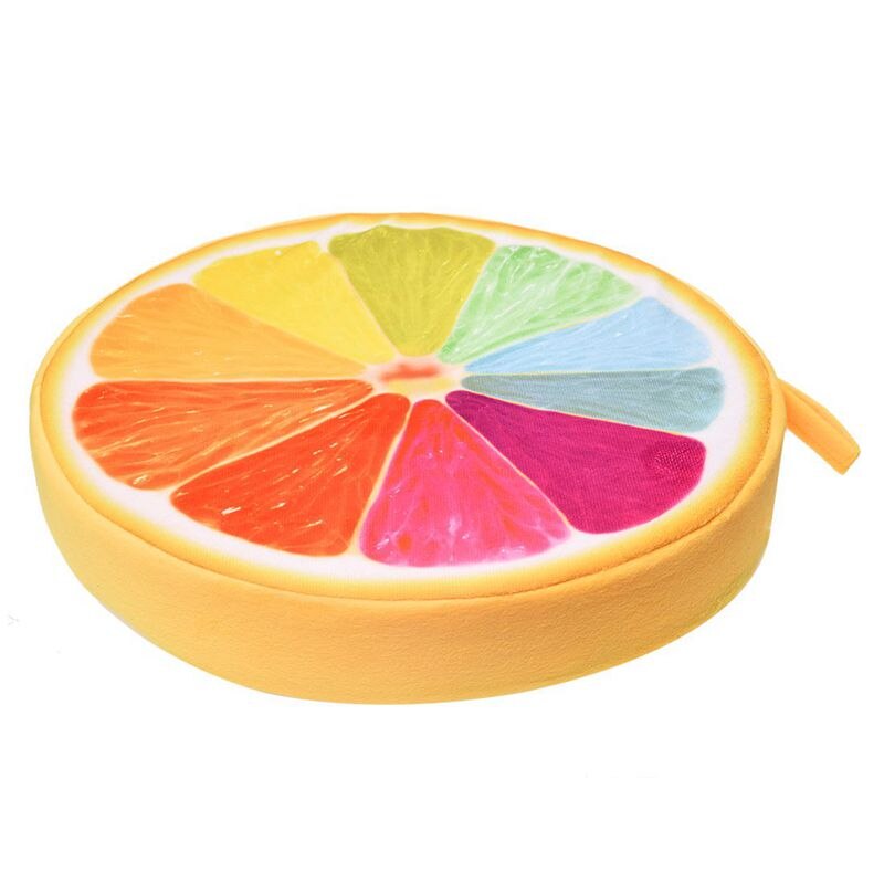 Home Decor Fruit Round Sponge Seat Floor Cushion I... – Grandado