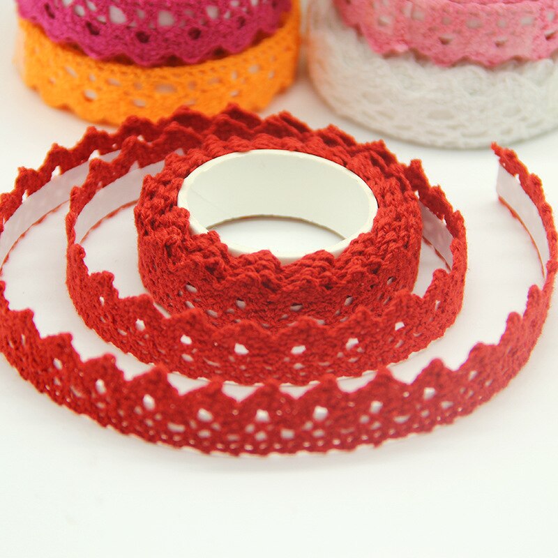 1PCS Tapes Adhesive Fabric cotton Lace Tape for DI... – Vicedeal