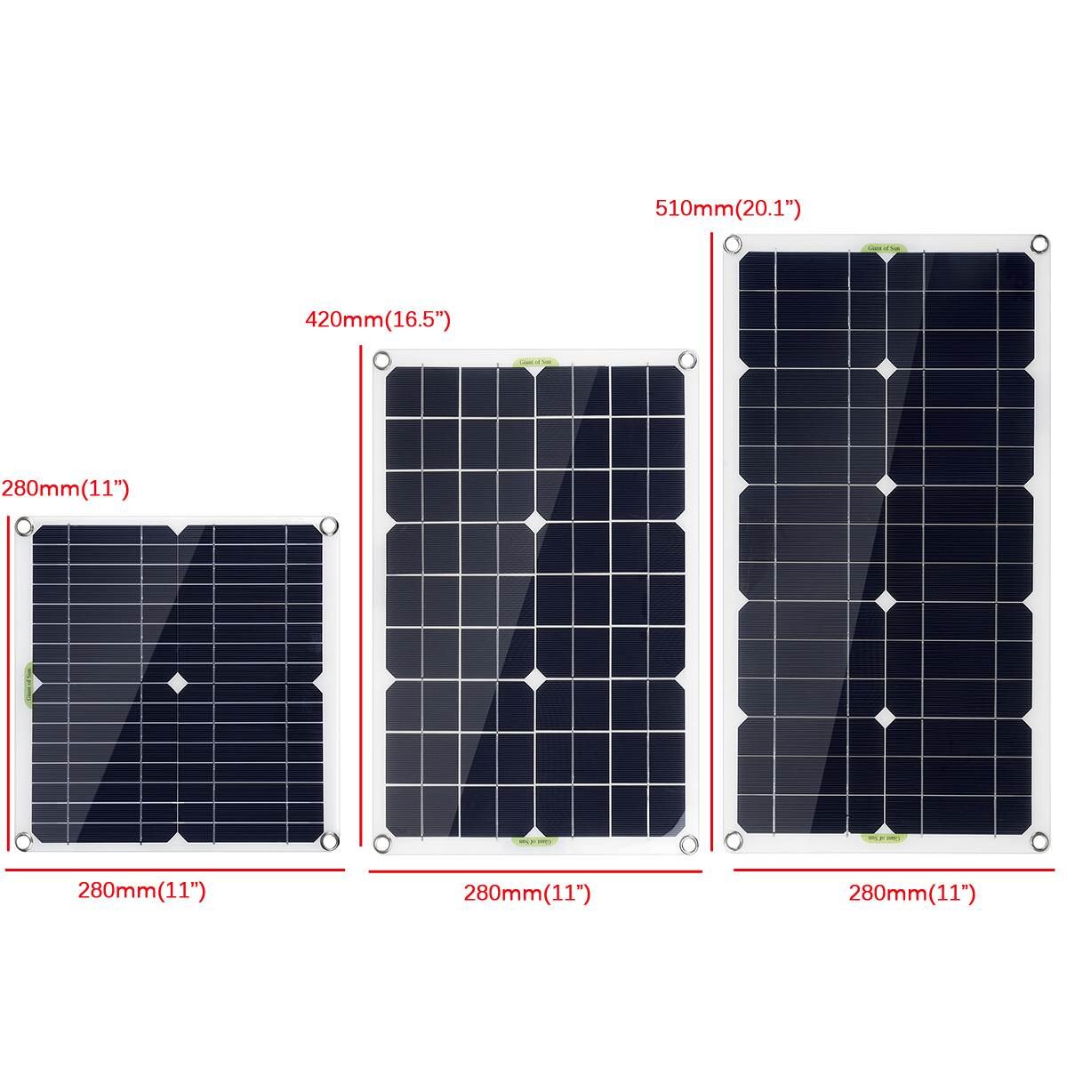80/150/200W 18V Solar Panel Monocrystalline portab... – Grandado