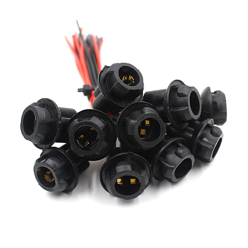 10pcs/set DC 0V-12V T10 Sockets Car Socket Connect... – Grandado