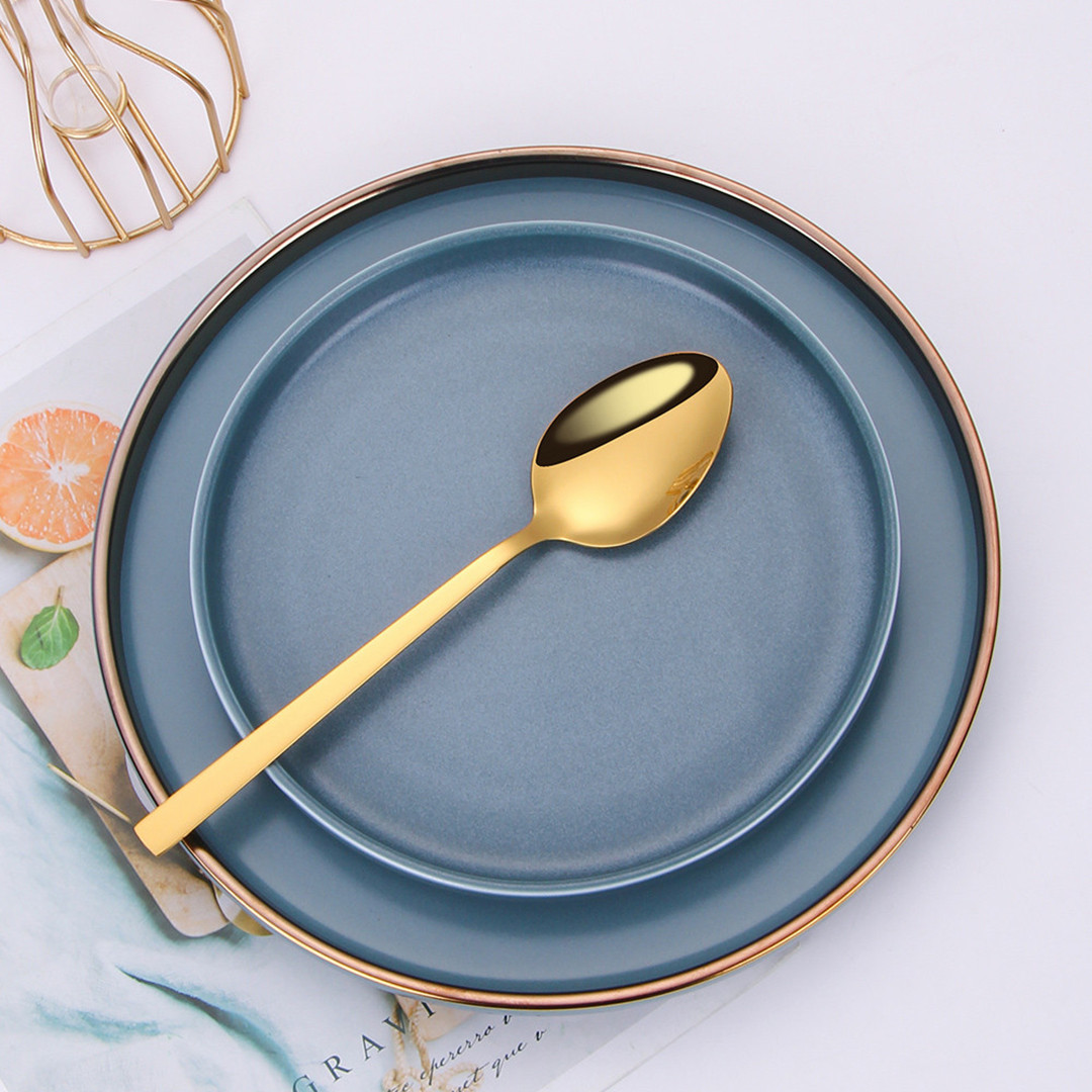 Gold Cutlery Set Stainless Steel Tableware Dinner ... – Grandado