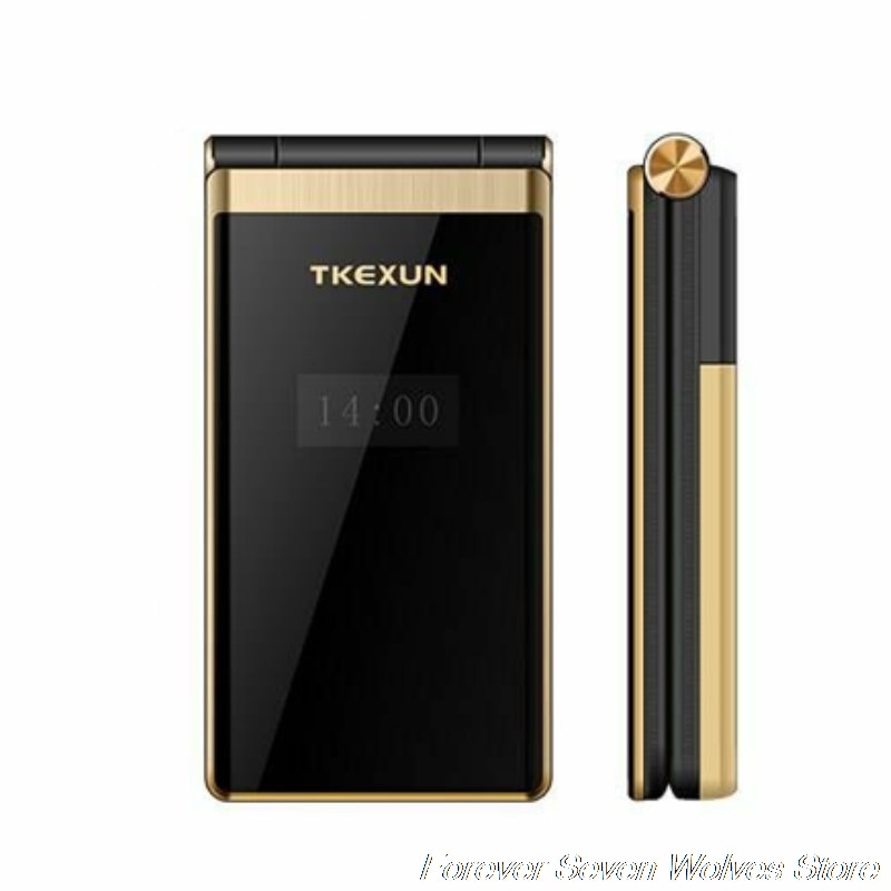 Original TKEXUN M2 Flip Metal Body Phone Dual Scre... – Vicedeal