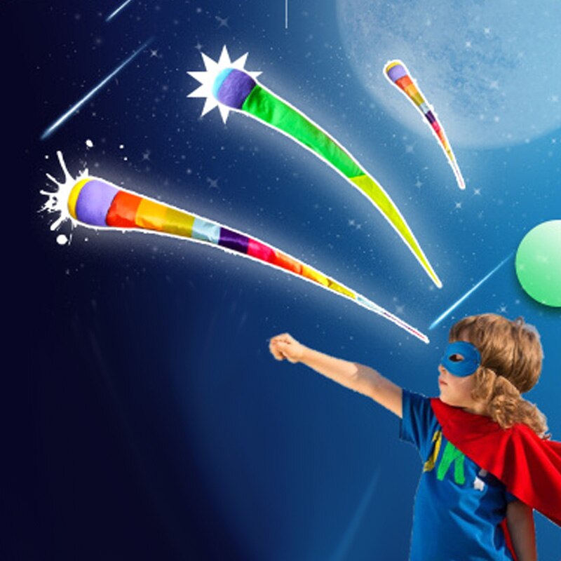 Hand Throwing Ribbon Rainbow Ball Outdoor Toys For... – Grandado