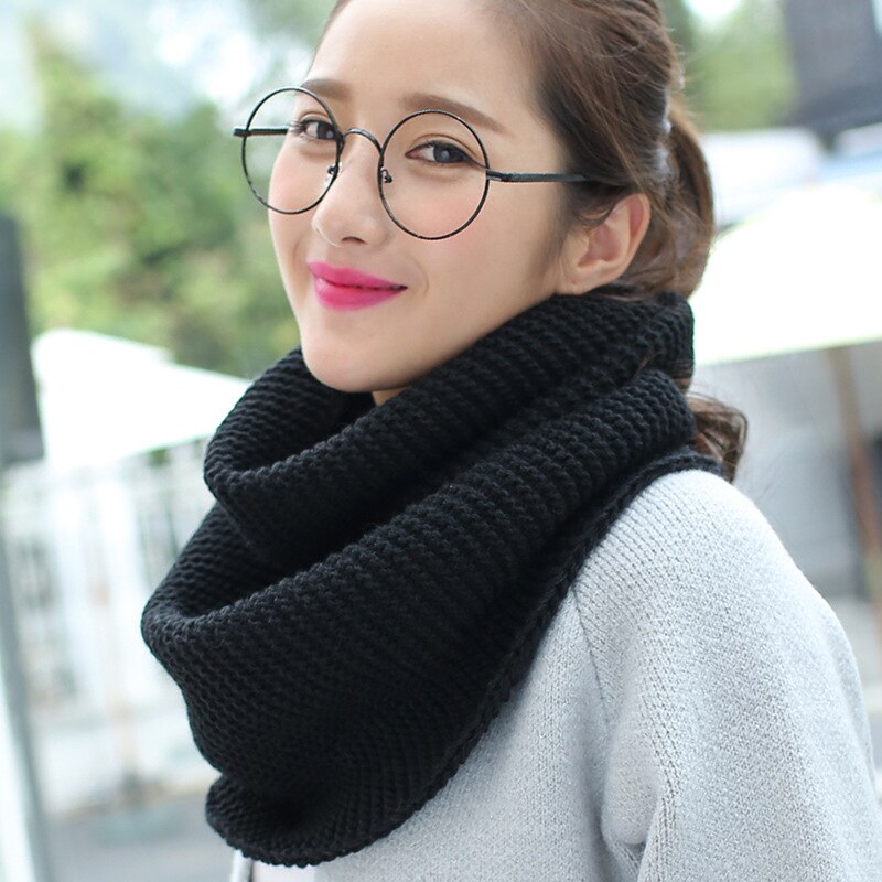 Scienwear Knit Yarn Wool Ring Scarf Women Winter W... – Vicedeal