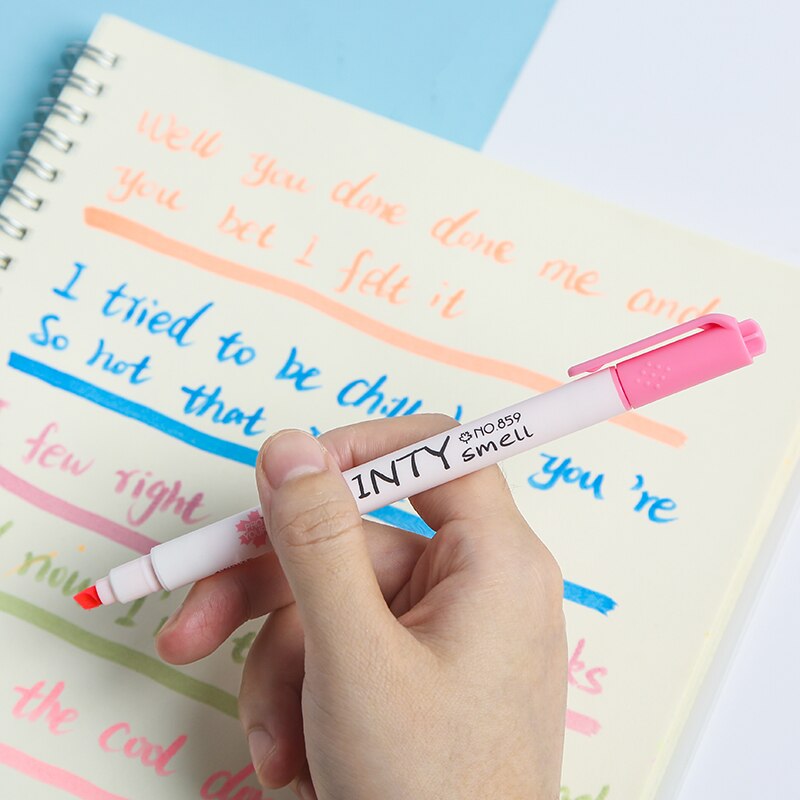 16pcs Minty smell color highlighter pen set Soft t... – Vicedeal