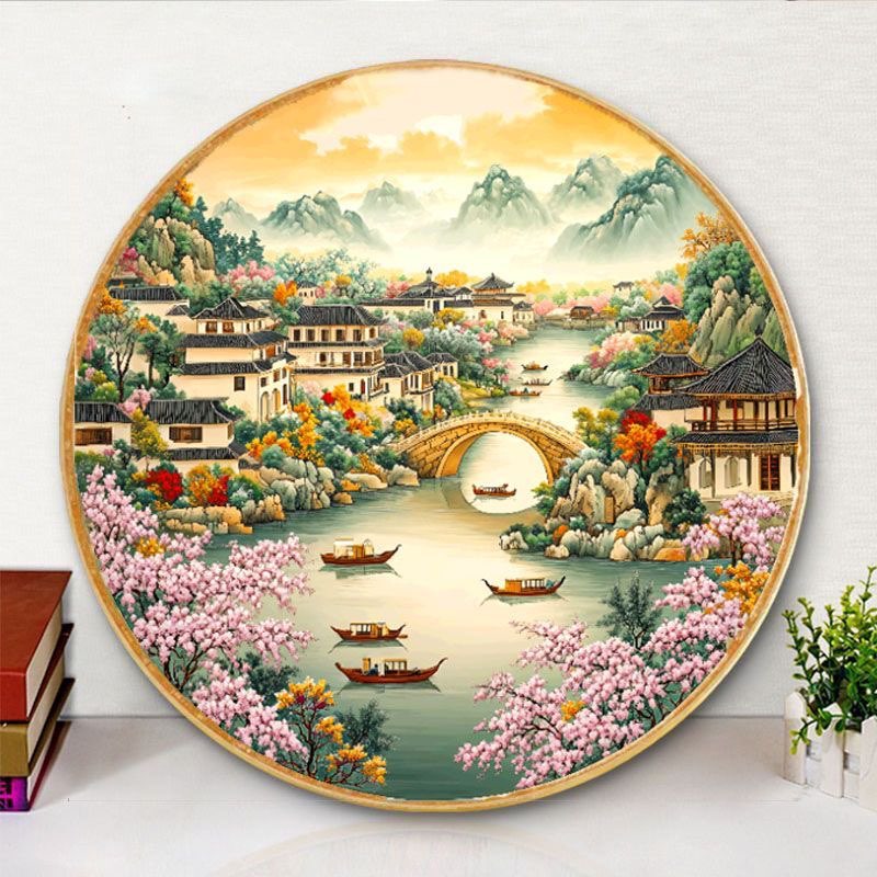 11CT 9CT Beautiful Scenery Needlework,Printed Cros... – Grandado