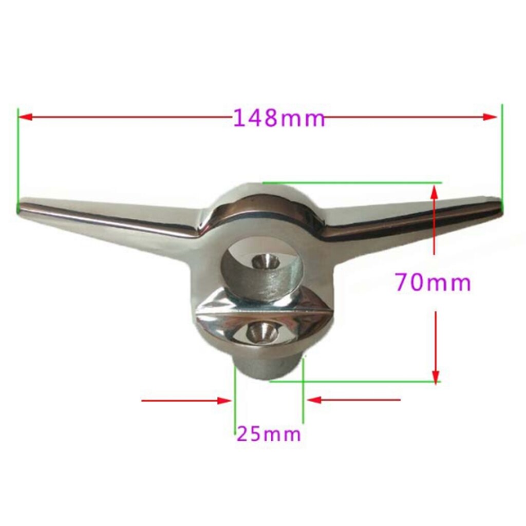 6 "Lifting Ring/Cleat 316 Roestvrij Staal Har... – Vicedeal