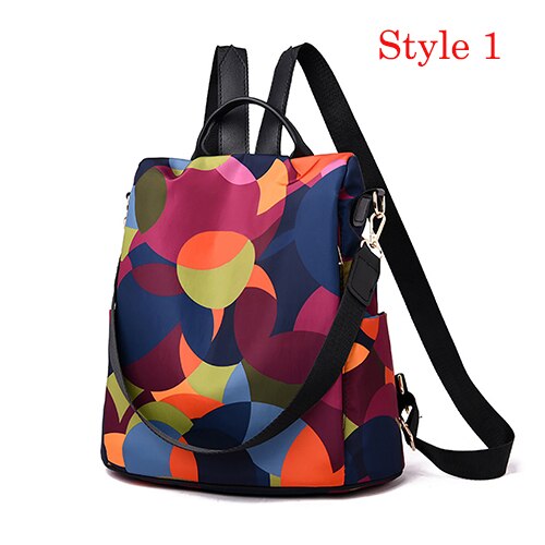 Women Wild Travel Backpack Colorful Oxford Cloth S... – Vicedeal