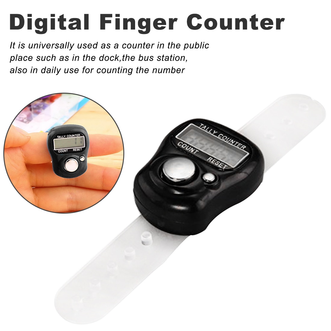 Digitale Finger Zähler Mini Stich Marker und Reihe... – Grandado