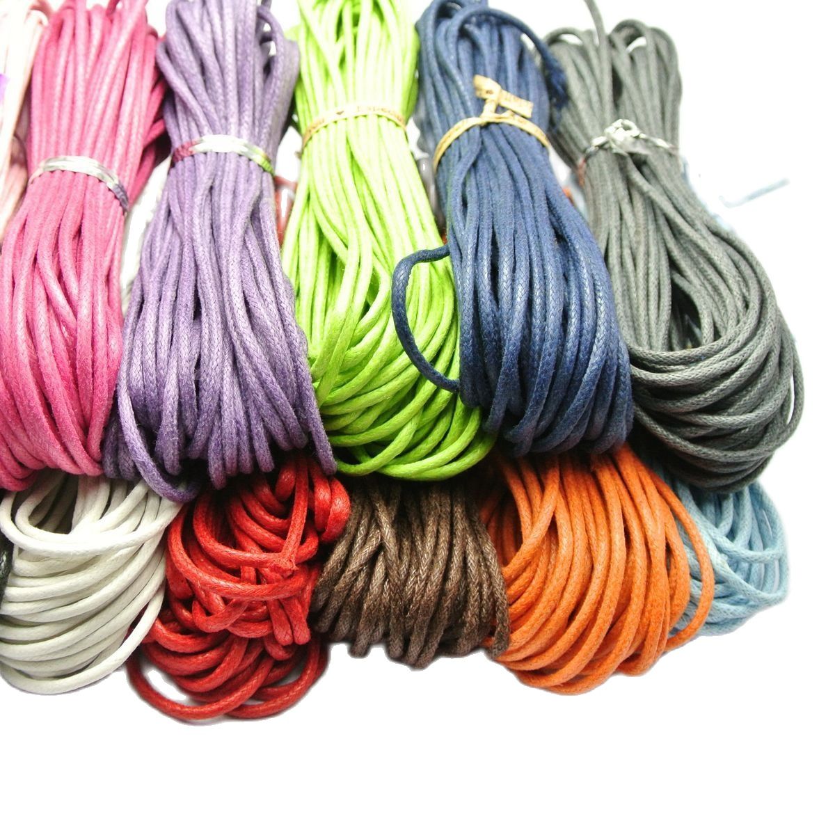 120 Meters Mixed Color Waxed Cotton Beading Cord 2... – Grandado