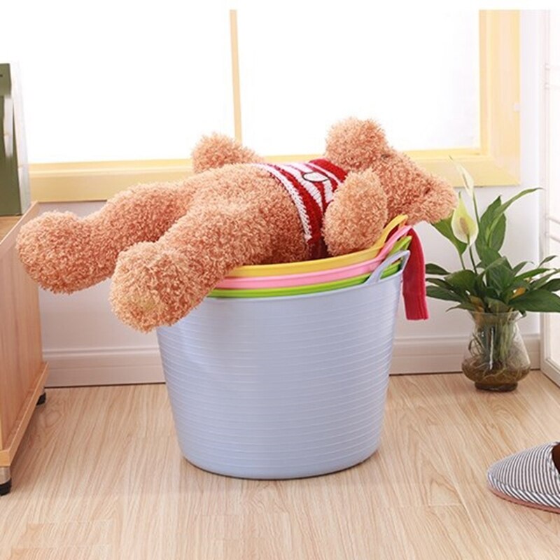 Dirty Clothes Bucket Laundry Basket Toy Storage Ba... – Grandado