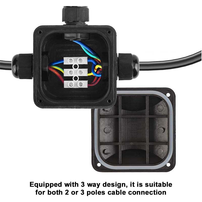 Junction box waterproof IP68, 5 junction box, sock... – Vicedeal