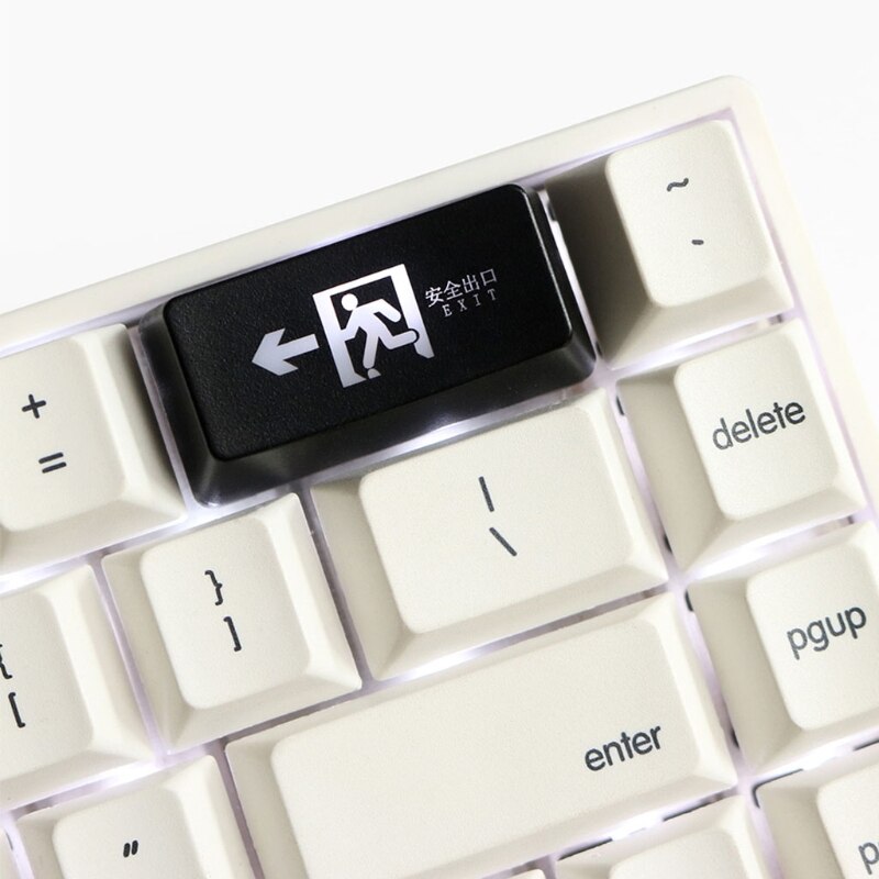 R1 2U Backspace Keycap Shine Through Keycaps ABS E... – Vicedeal