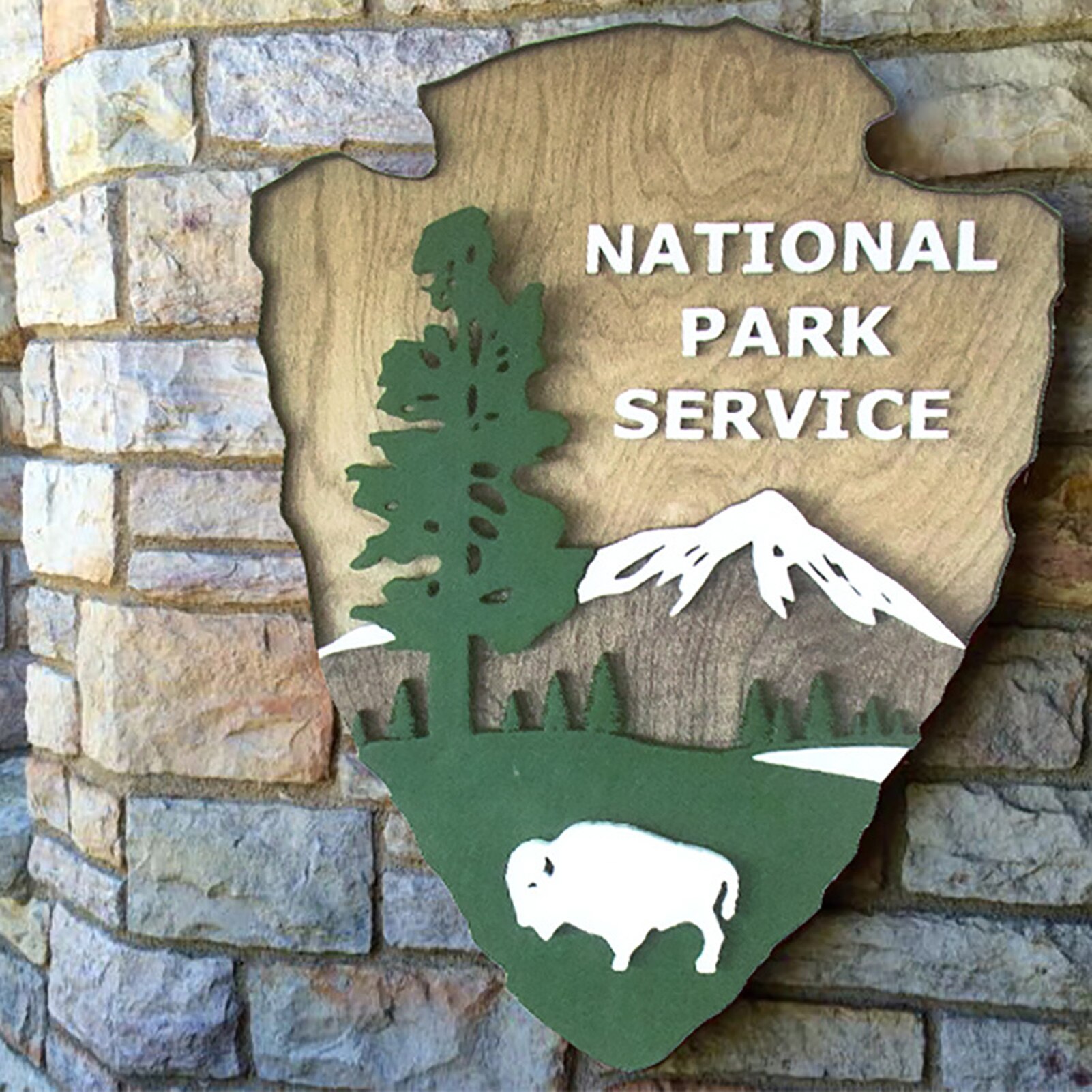 Retro PVC Park Service Signs Signs Outdoor Courtya... – Grandado